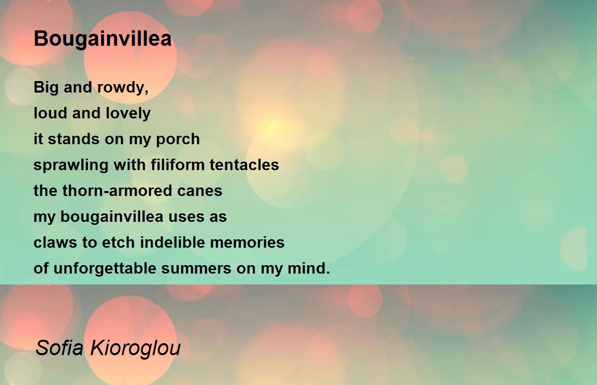Bougainvillea Quotes