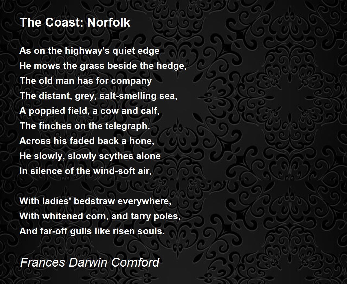 The Coast: Norfolk Poem by Frances Darwin Cornford - Poem Hunter