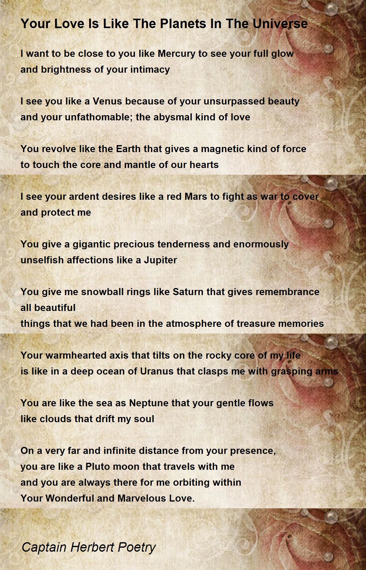 Poems About Space And Planets