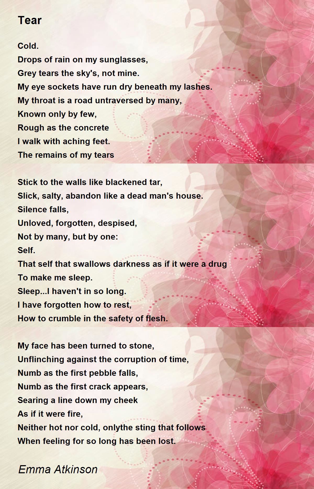 Poems About Tears