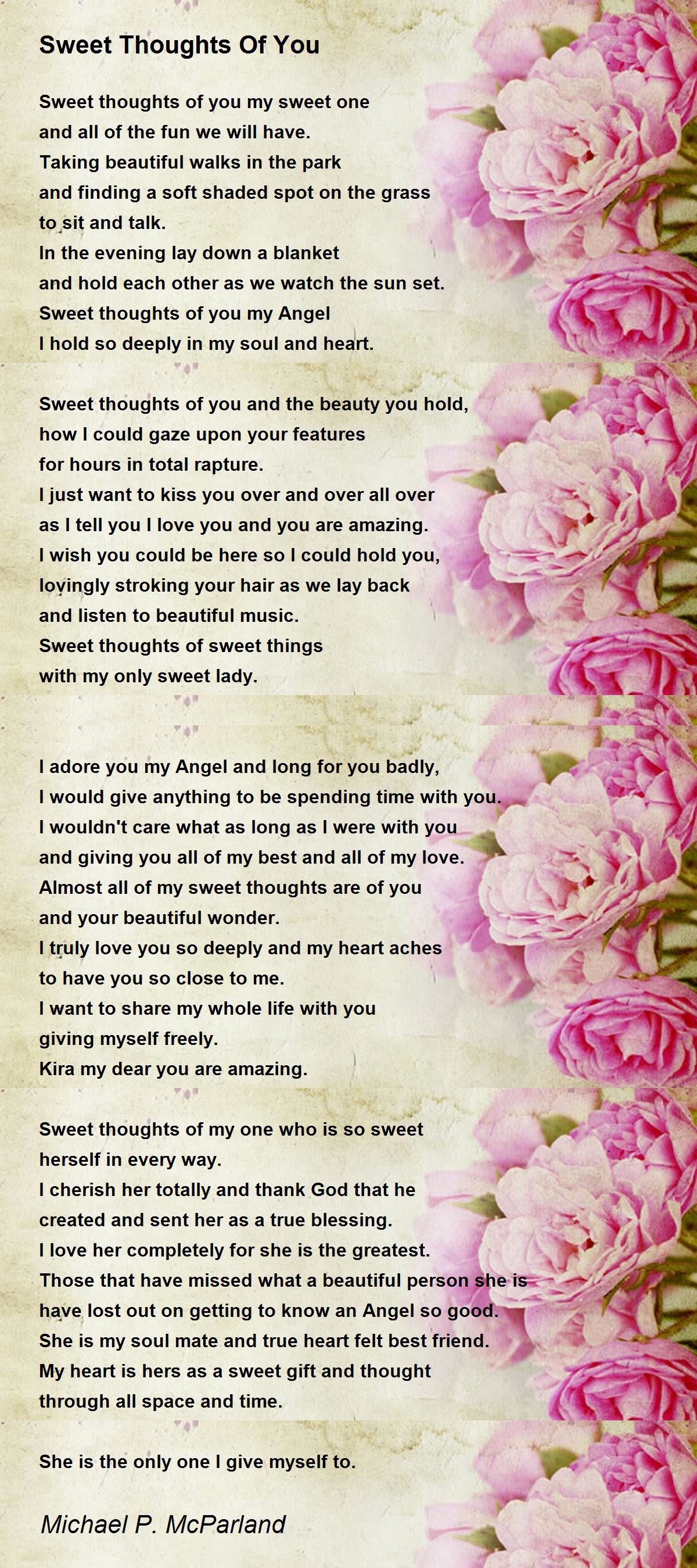Sweet Thoughts For Life