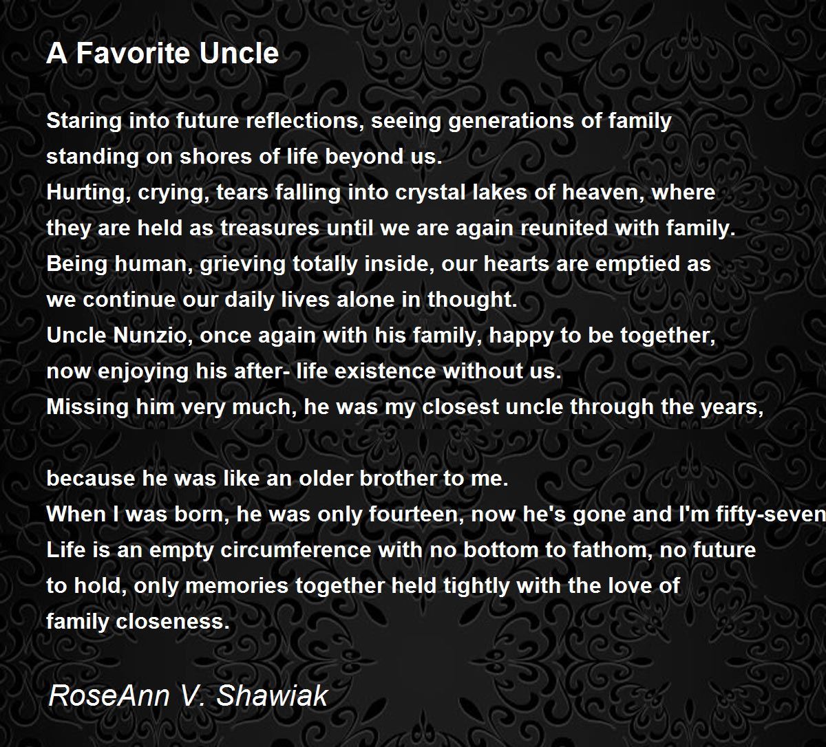 Best Uncle Poems