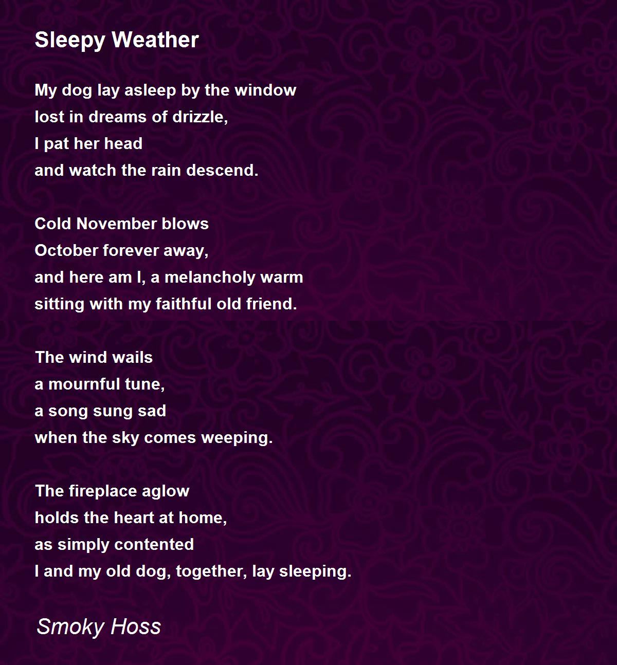 Sleepy Weather Quotes