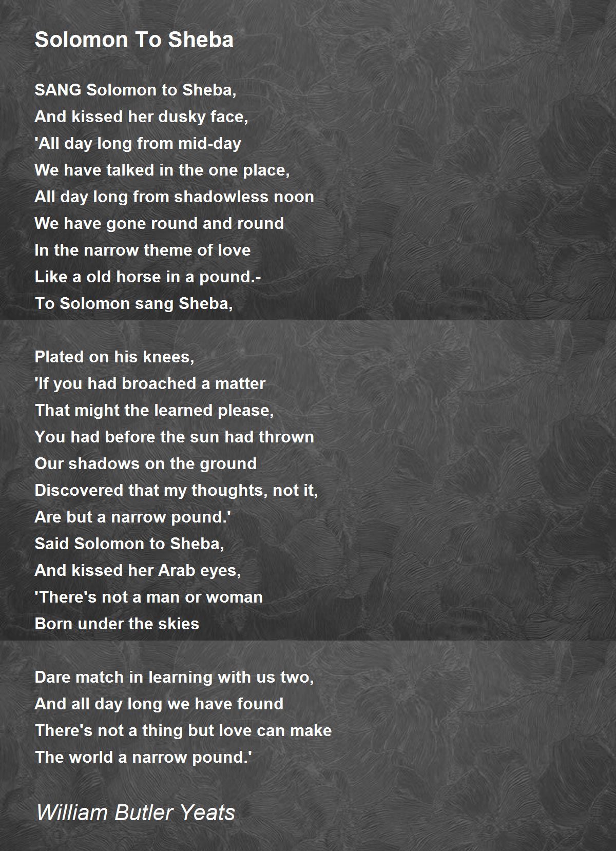 Solomon And Sheba Quotes