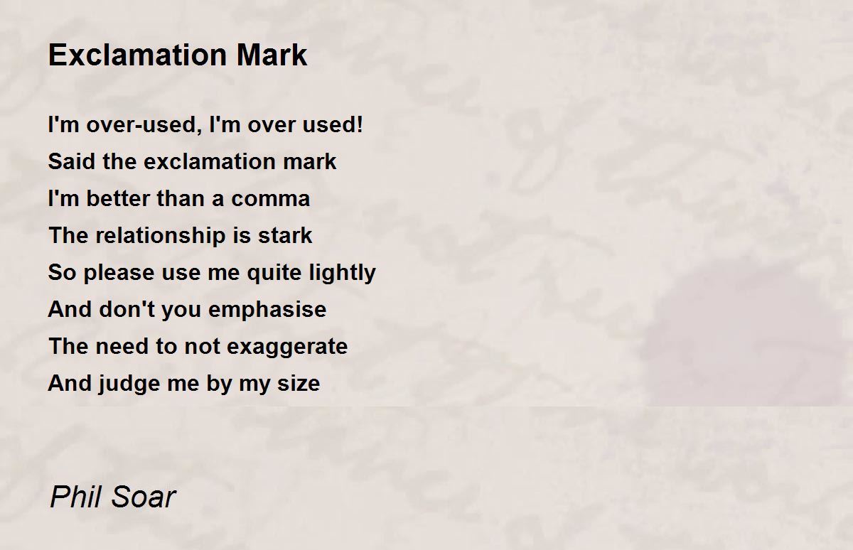 Exclamation Mark Quotes