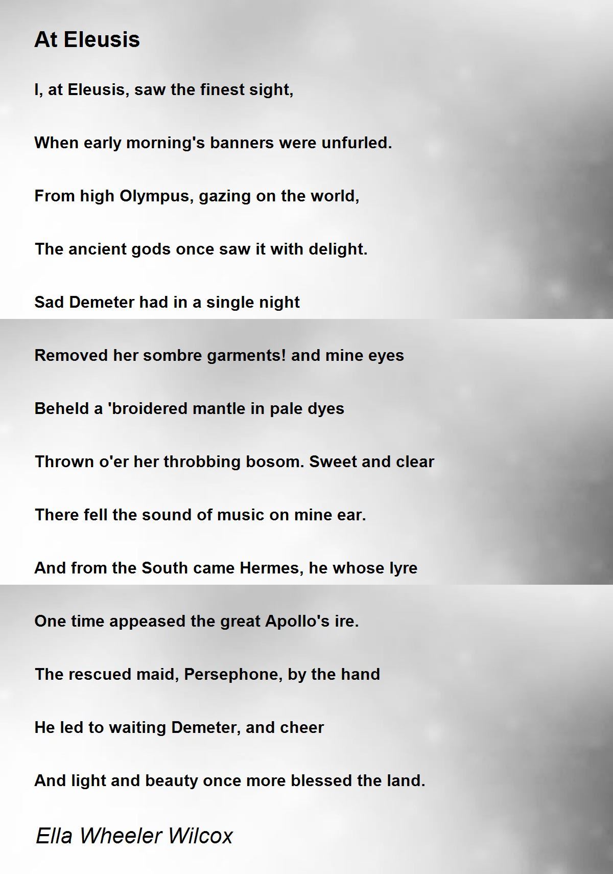 Karma Poem By Ella Wheeler Wilcox Poem Hunter