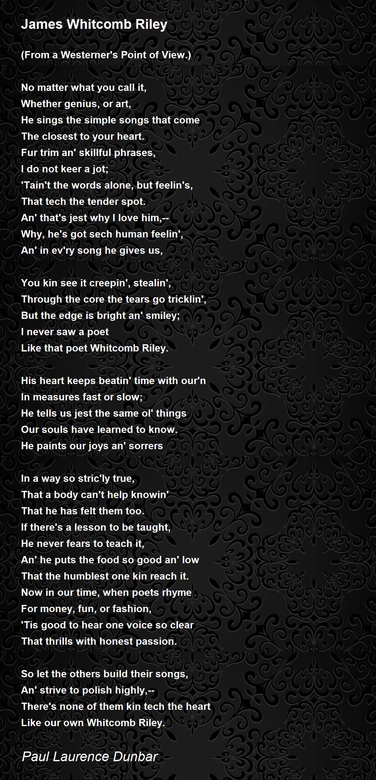 It39sgotto Be Poem By James Whitcomb Riley Poem Hunter