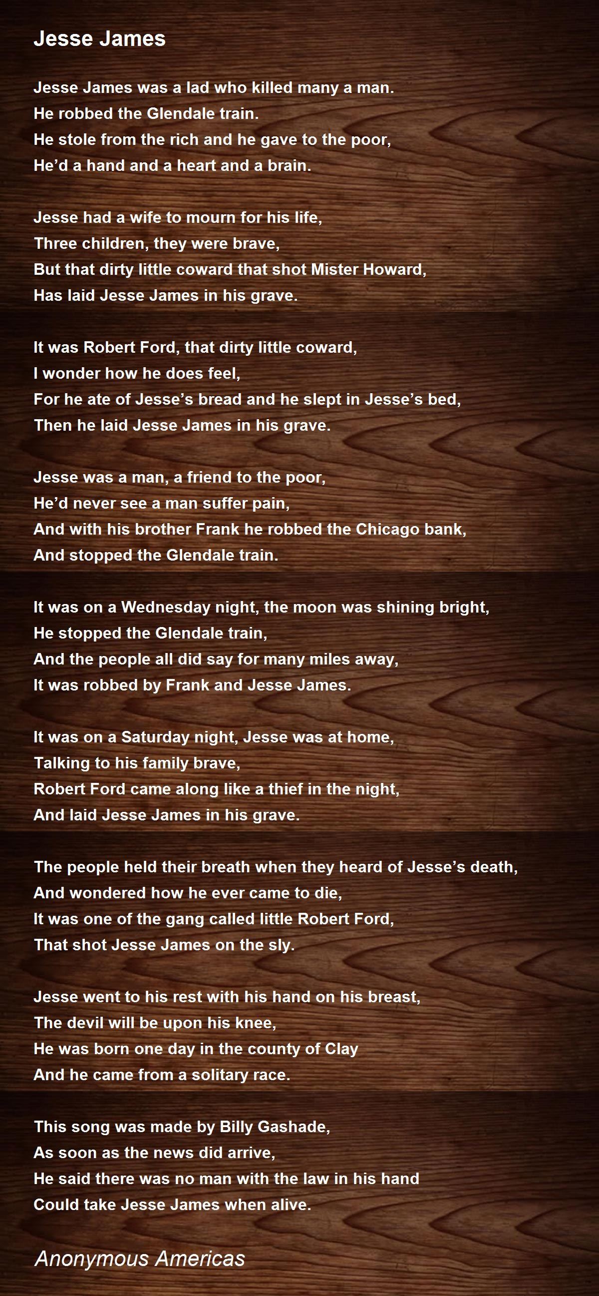 Jesse James Quotes For