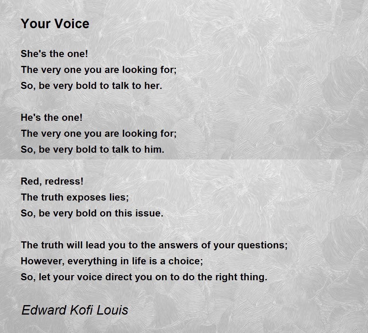 Voice Of Truth Quotes