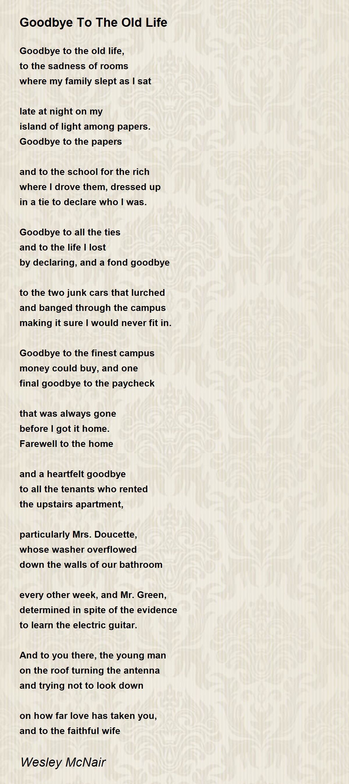 Goodbye To The Old Me Quotes