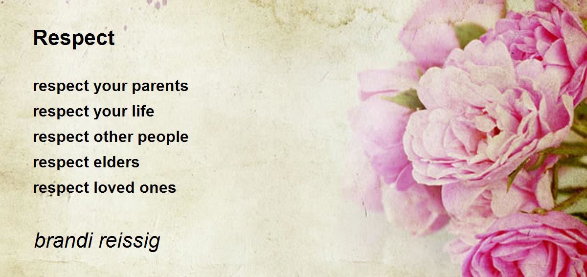 Respect Poem