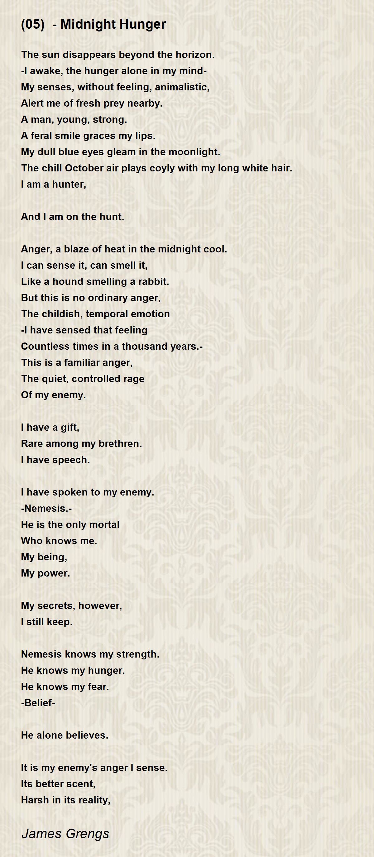 Midnight Hunger Quotes