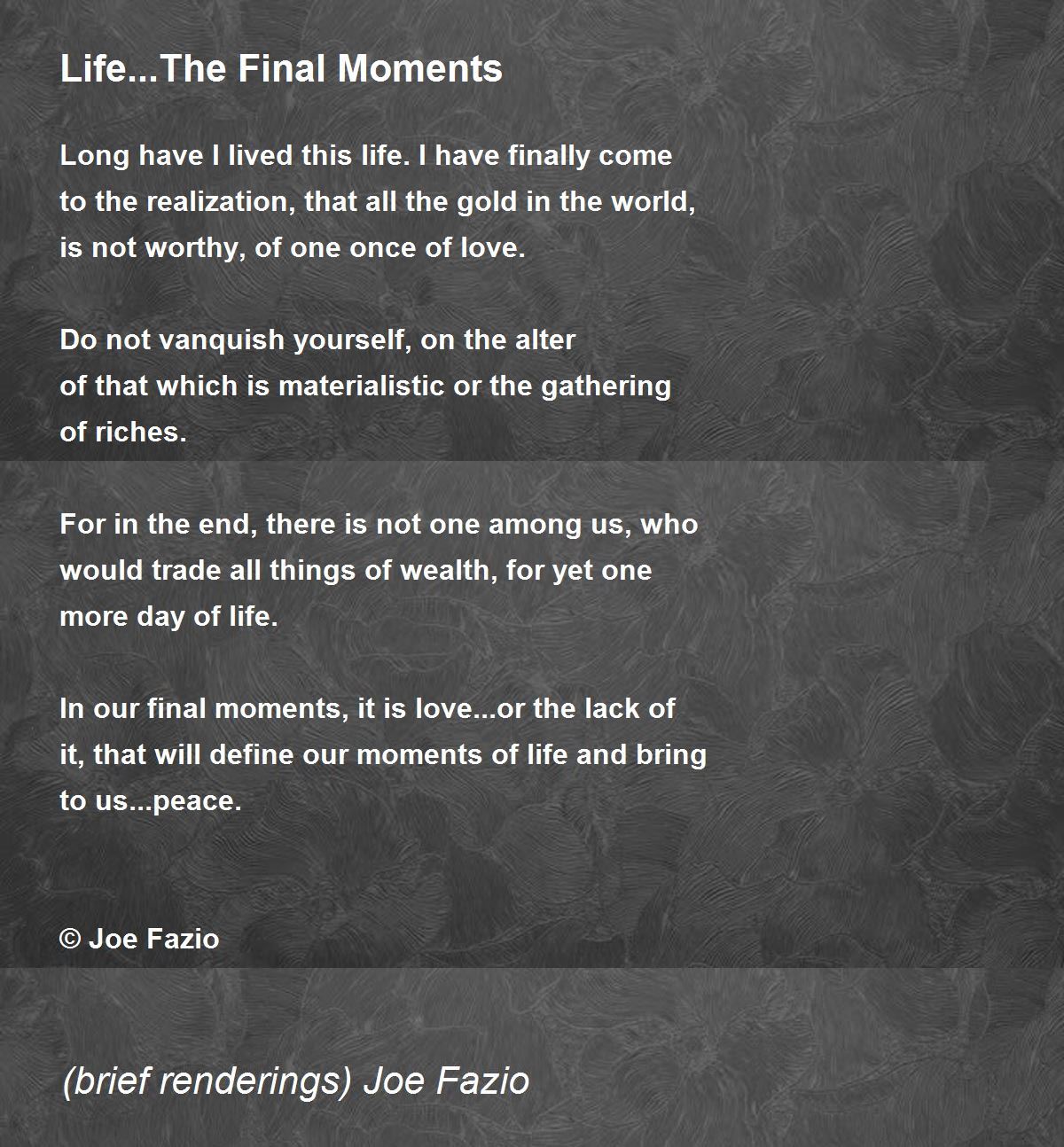 Final Moment Quotes
