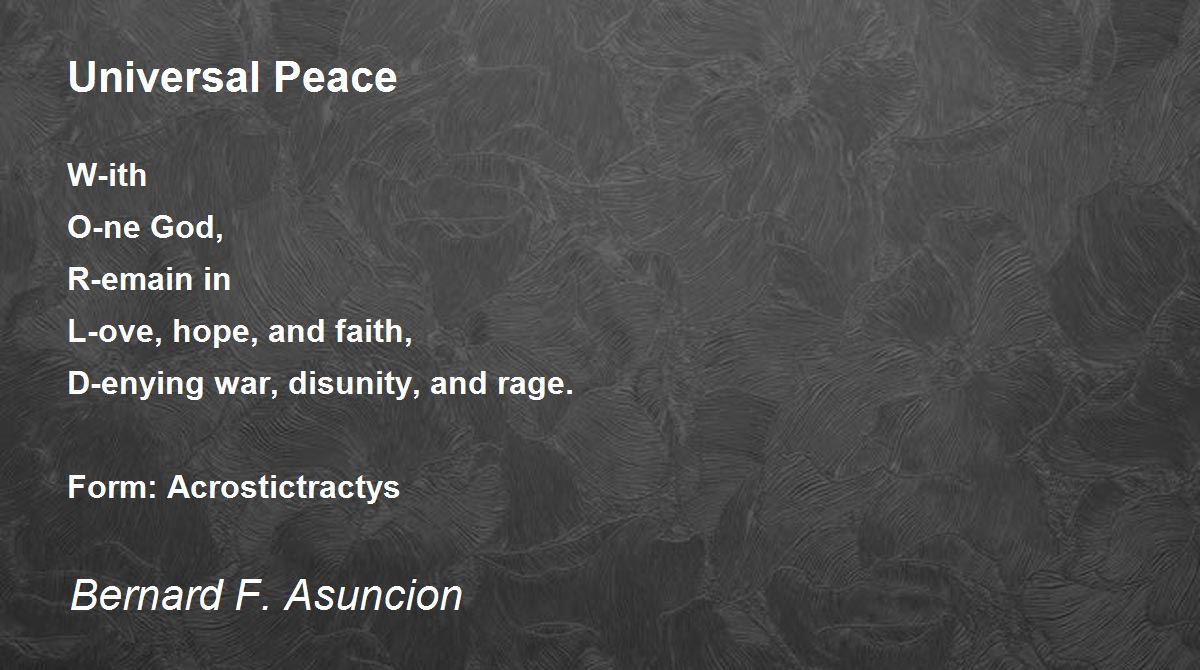 Universal Peace Quotes