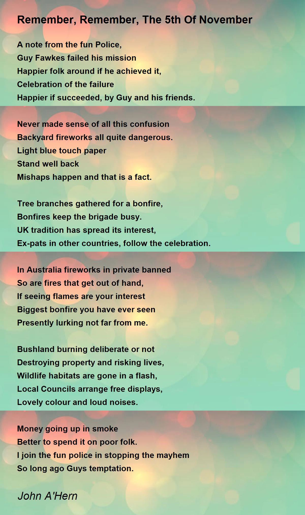 November The 5th Quotes