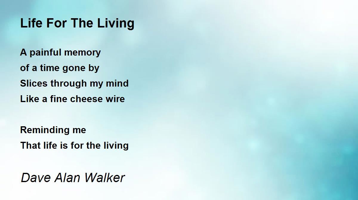 15 Extraordinary Poems About Life: Living Fully – WXSPZZ