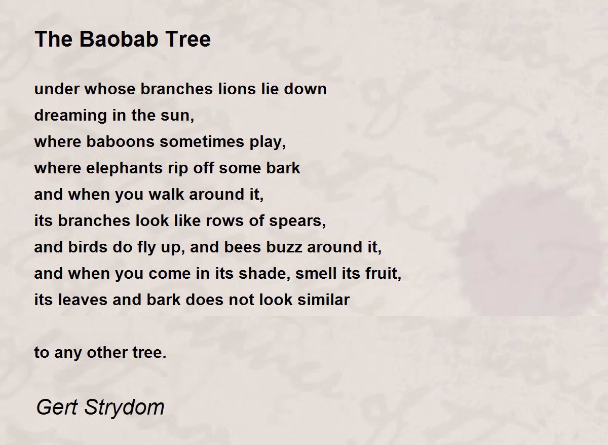 Baobab Tree Quotes