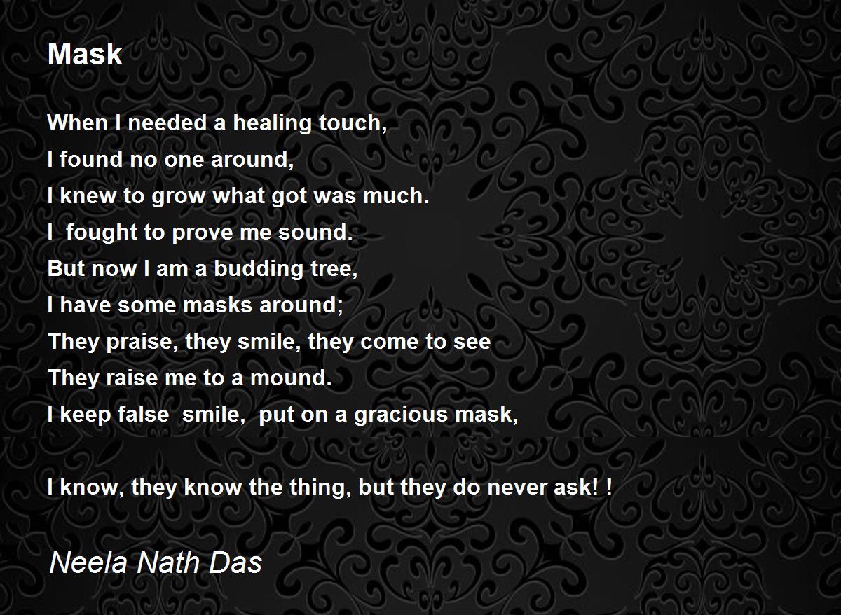 Mask Poem Definition at Megan Blackmon blog