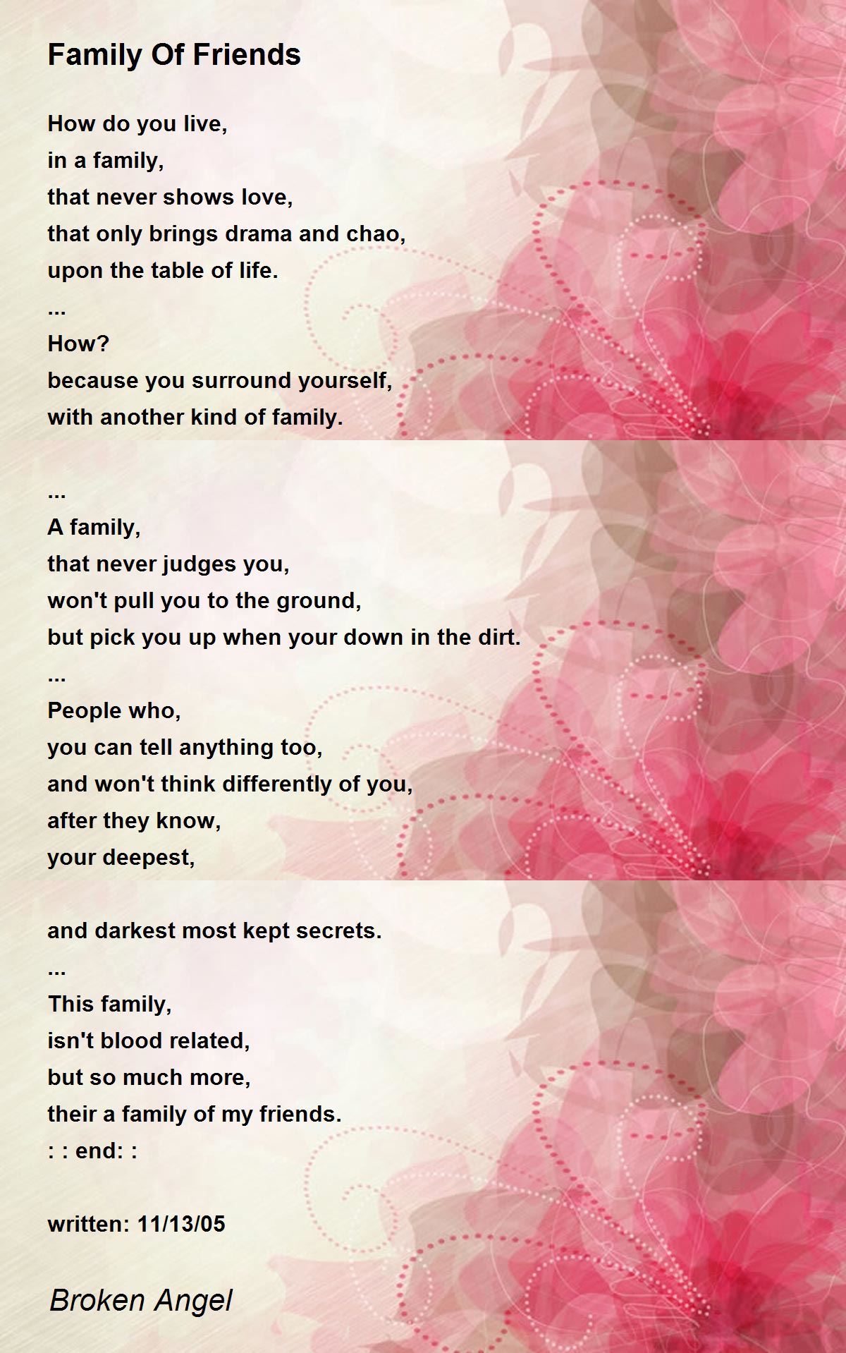 Family Friendly Poems