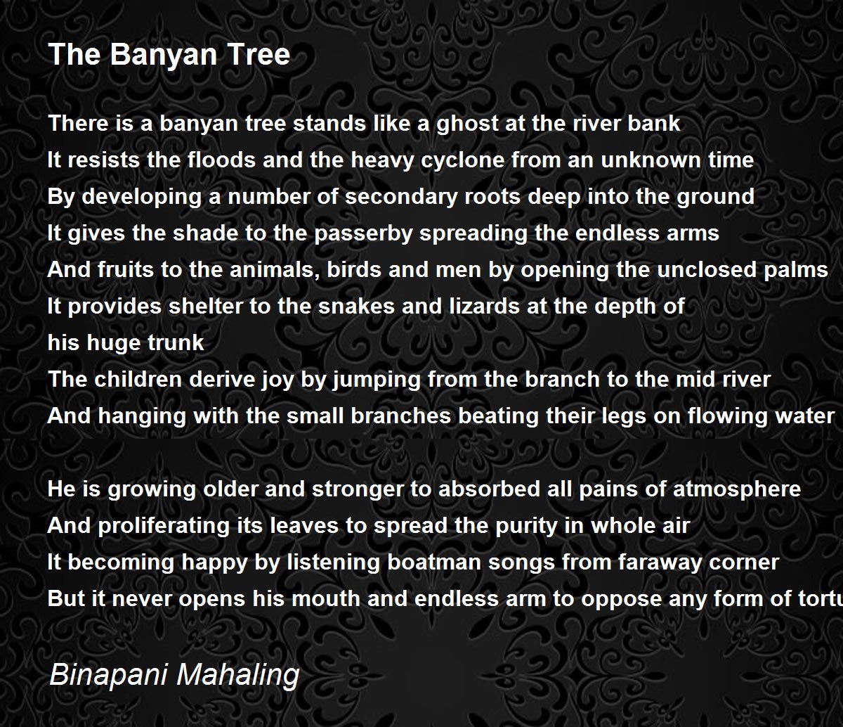 Banyan Review Poetry at Jack Belser blog
