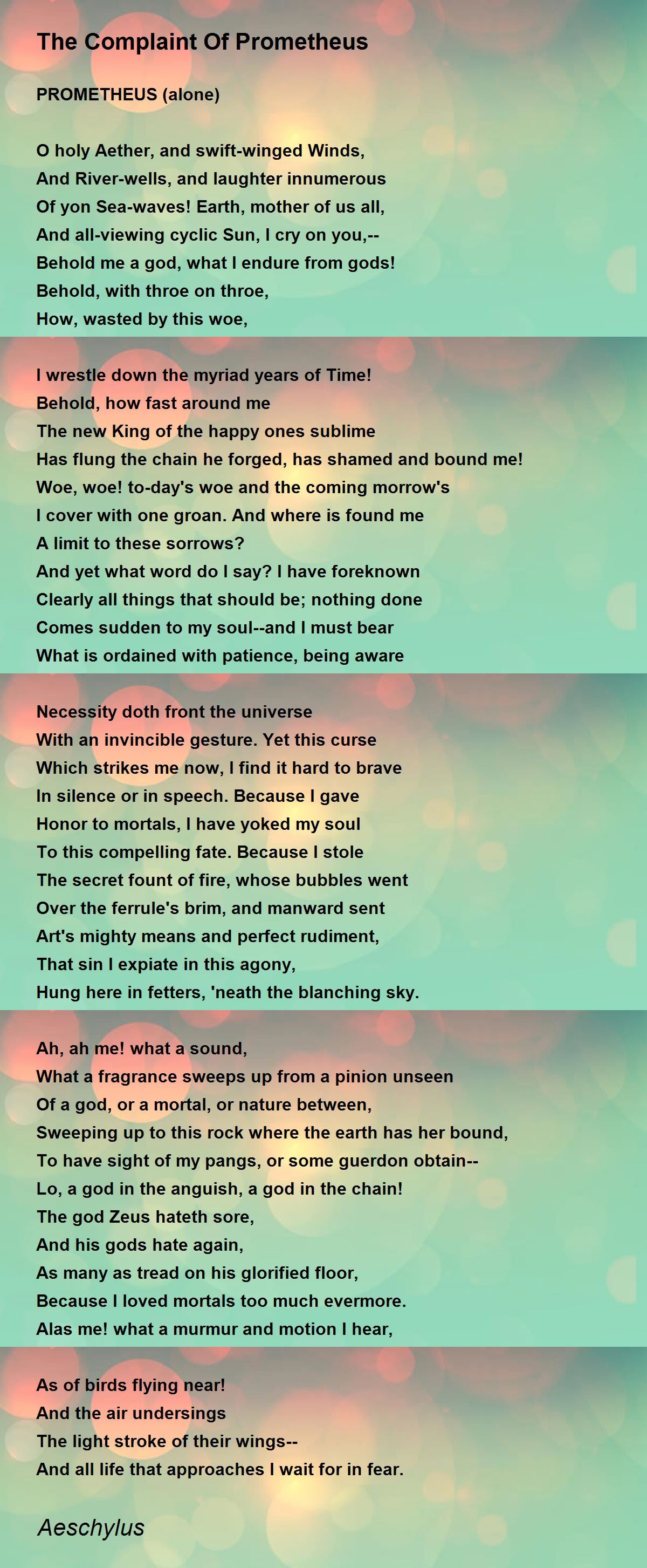 Prometheus Book Quotes