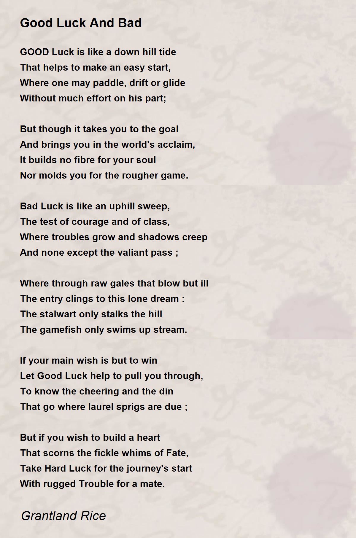 Good Luck Bad Luck Parable at Brenda Gilland blog