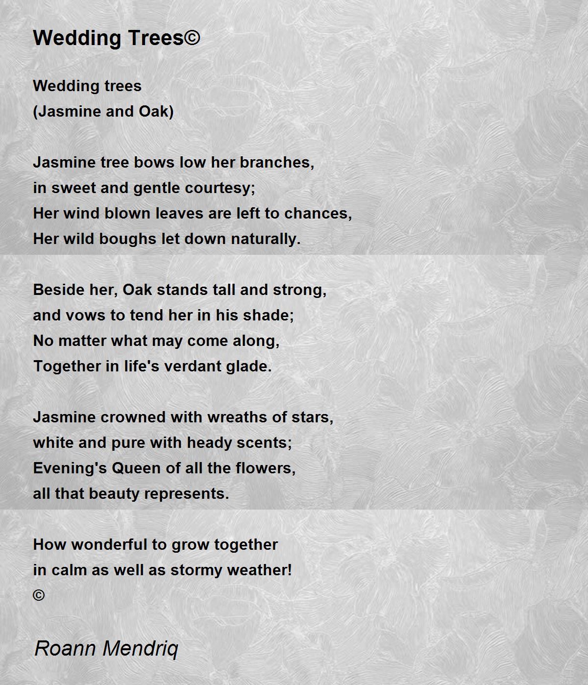 Poem Hunter Wedding