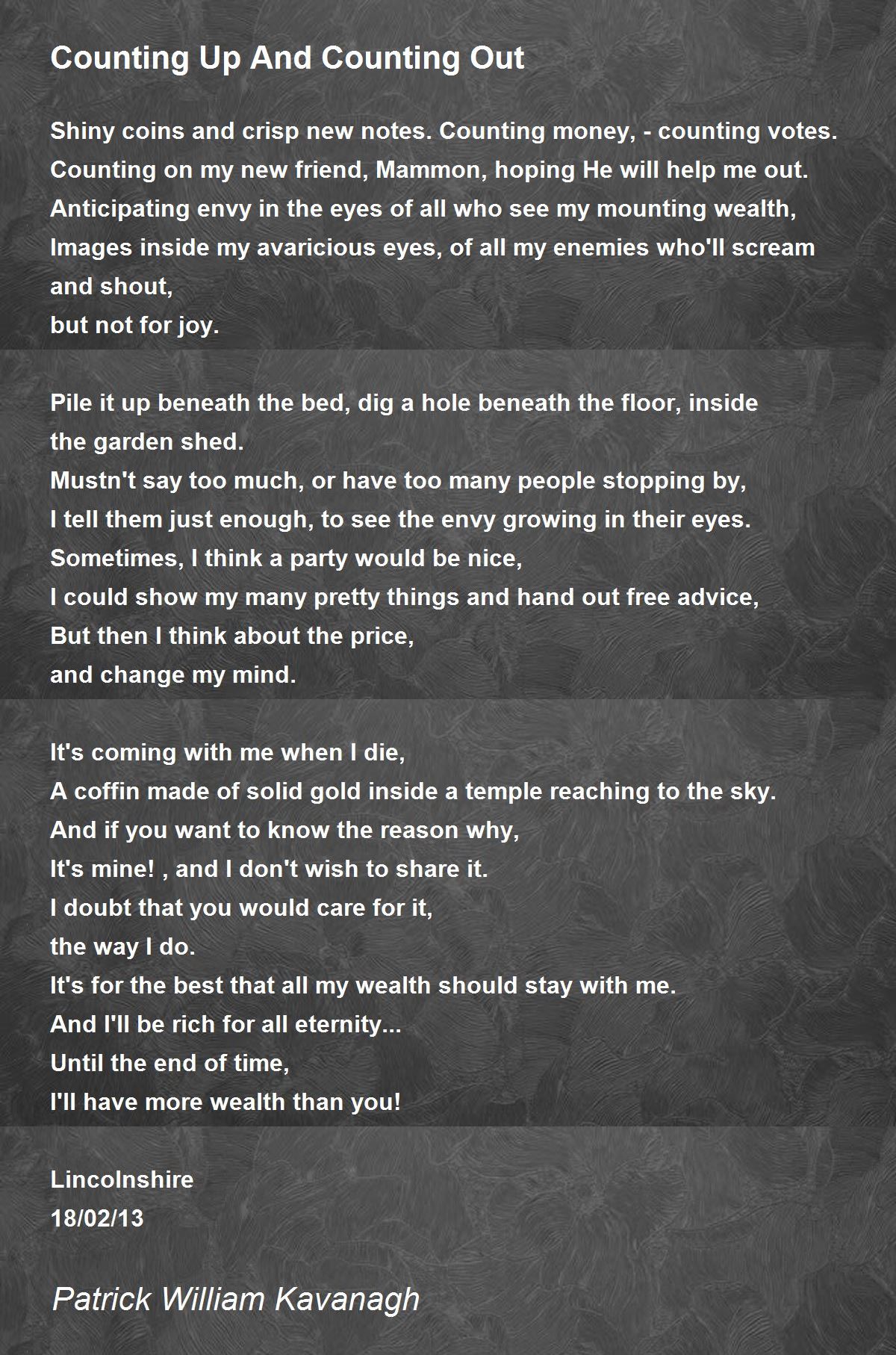 Patrick Kavanagh Poetry Quotes