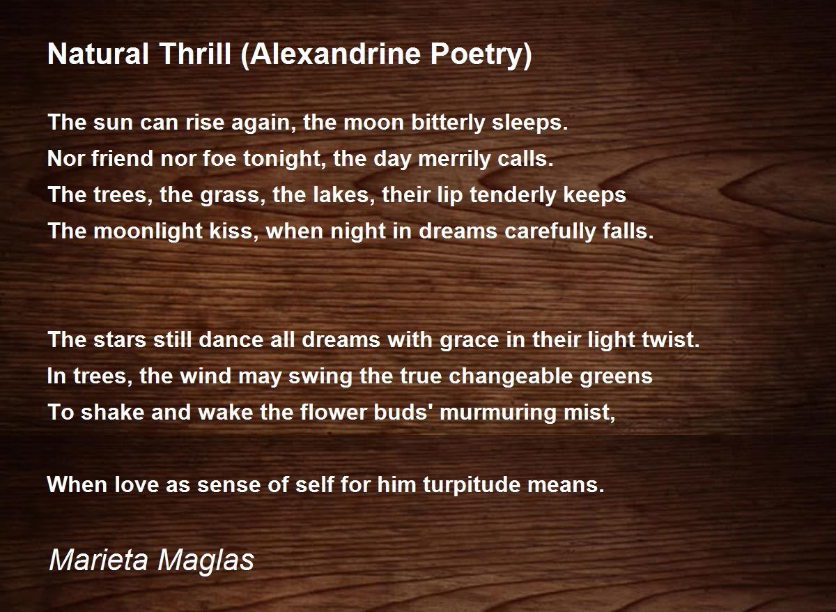 Alexandrine Poetry