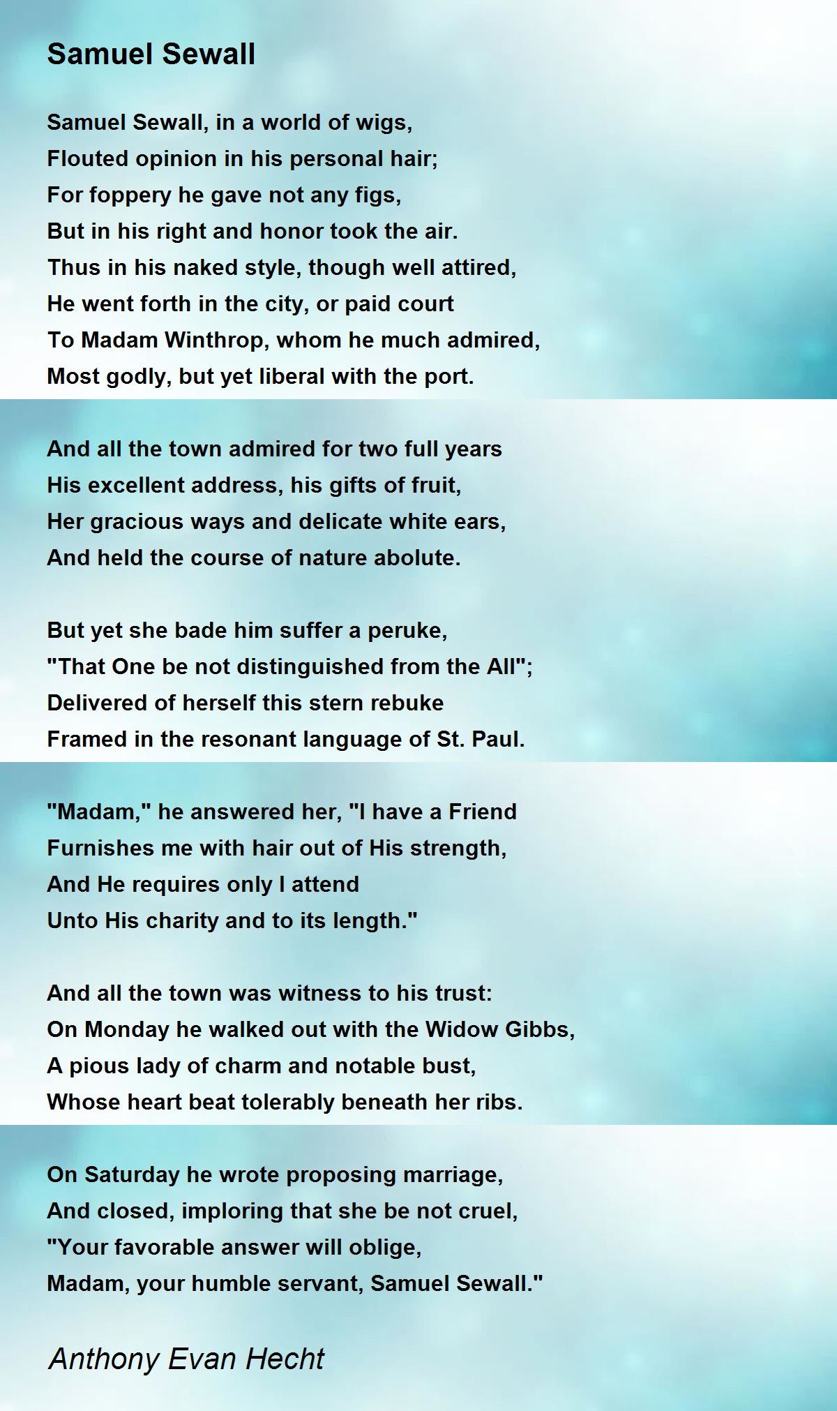 Samuel Sewall Quotes