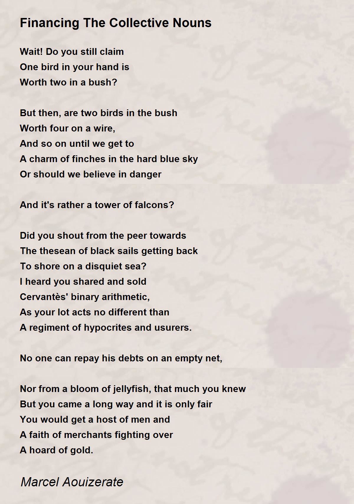 What Is A Collective Noun Poem at Bobby Holman blog