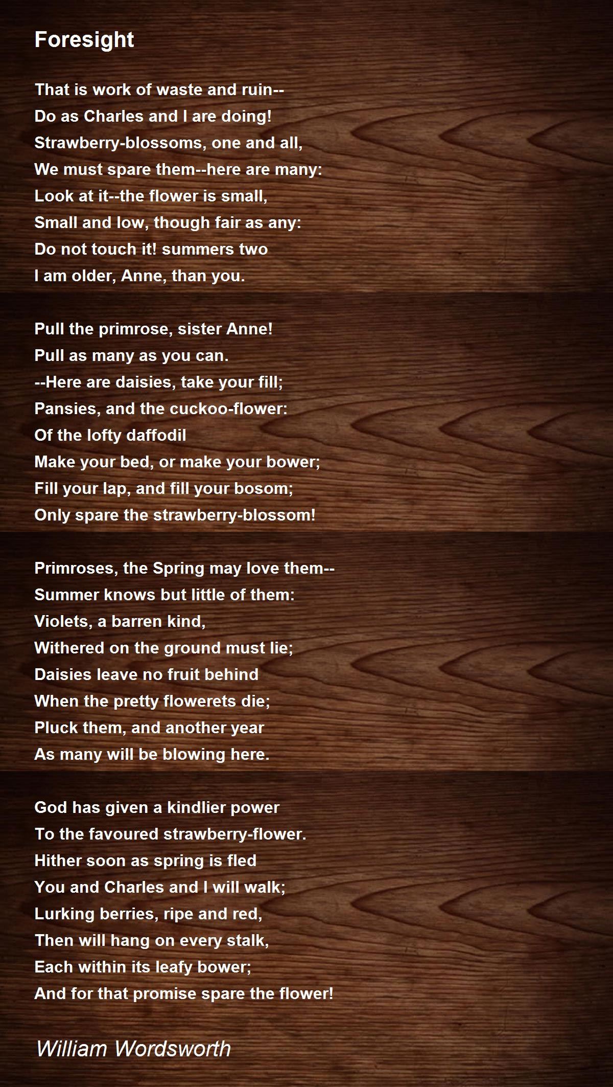 William Wordsworth Death Quotes