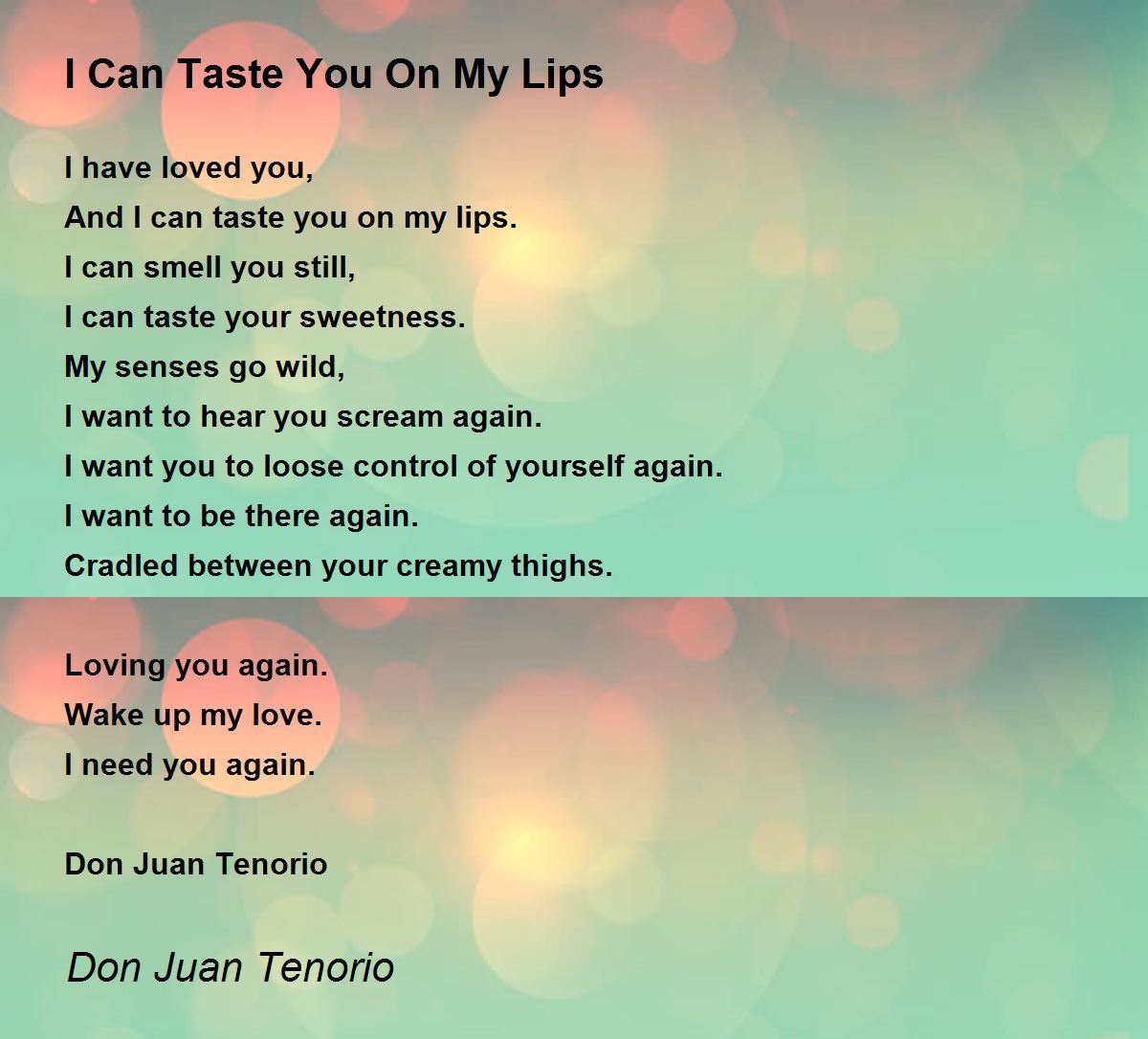 I Want To Taste Your Lips Poem | Lipstutorial.org