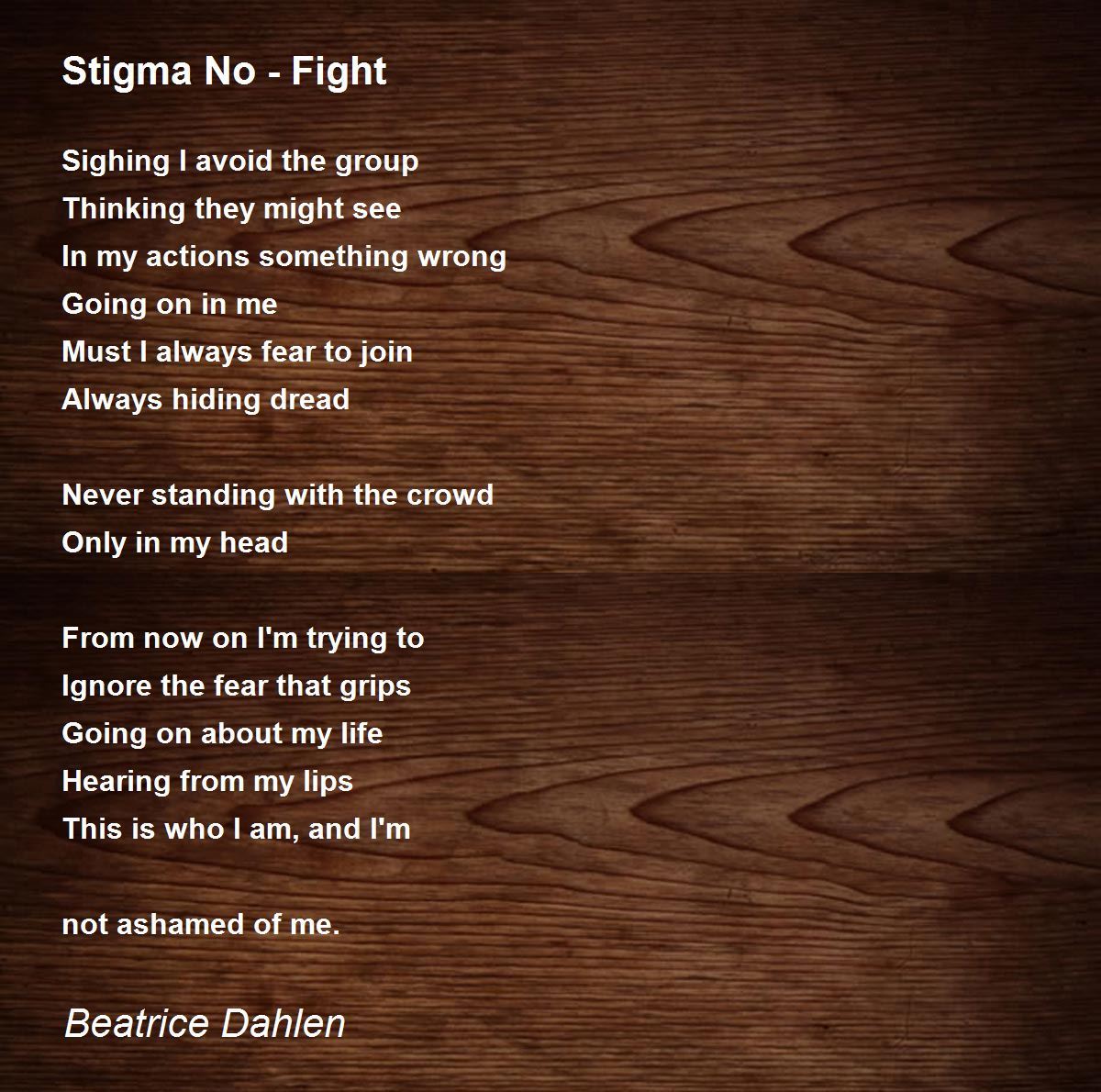 Fighting Stigma Quotes