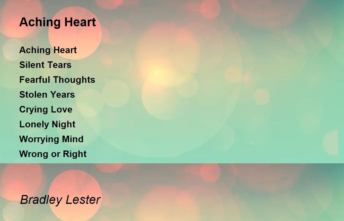 Achy Heart Quotes
