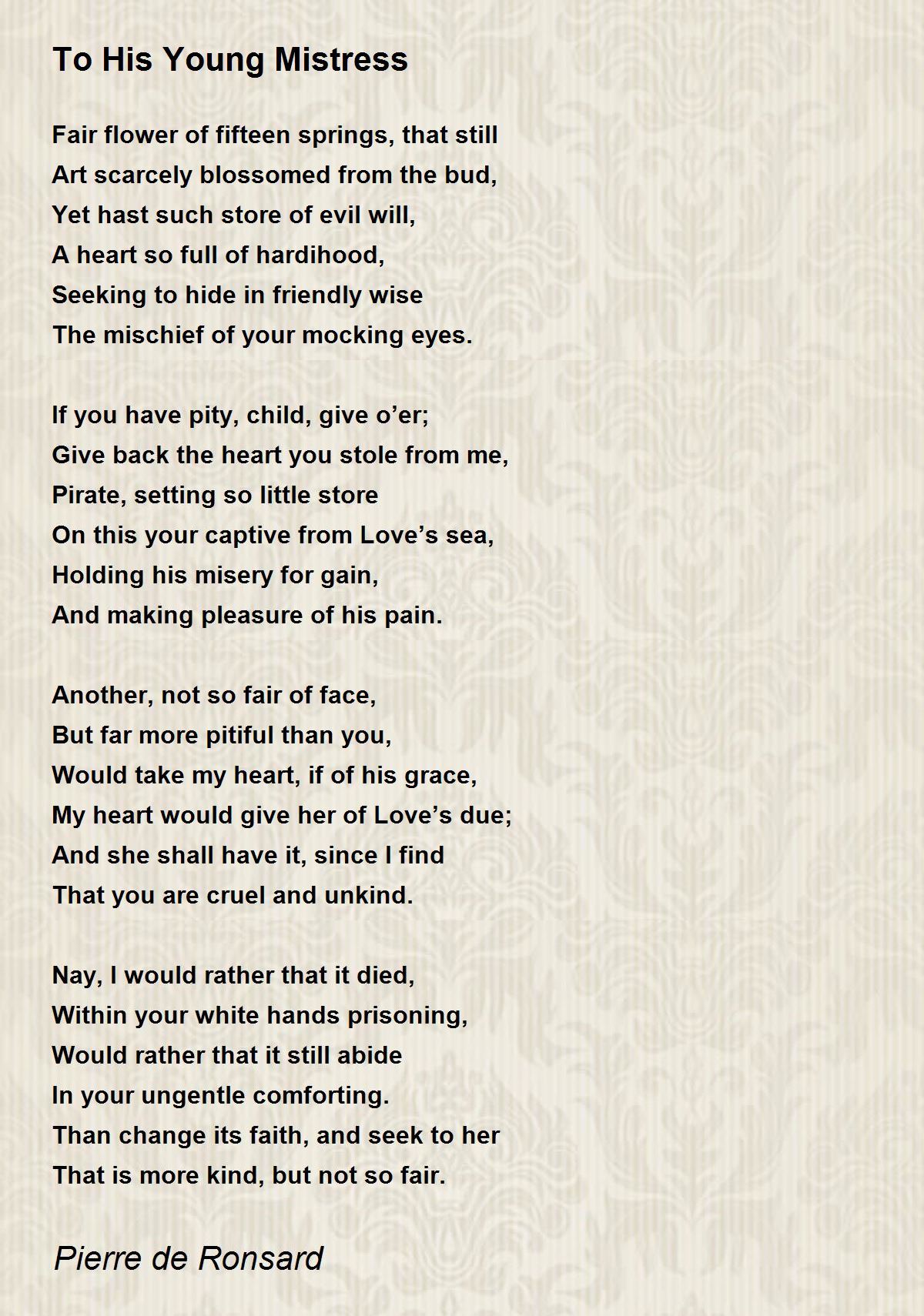Pierre De Ronsard Quotes
