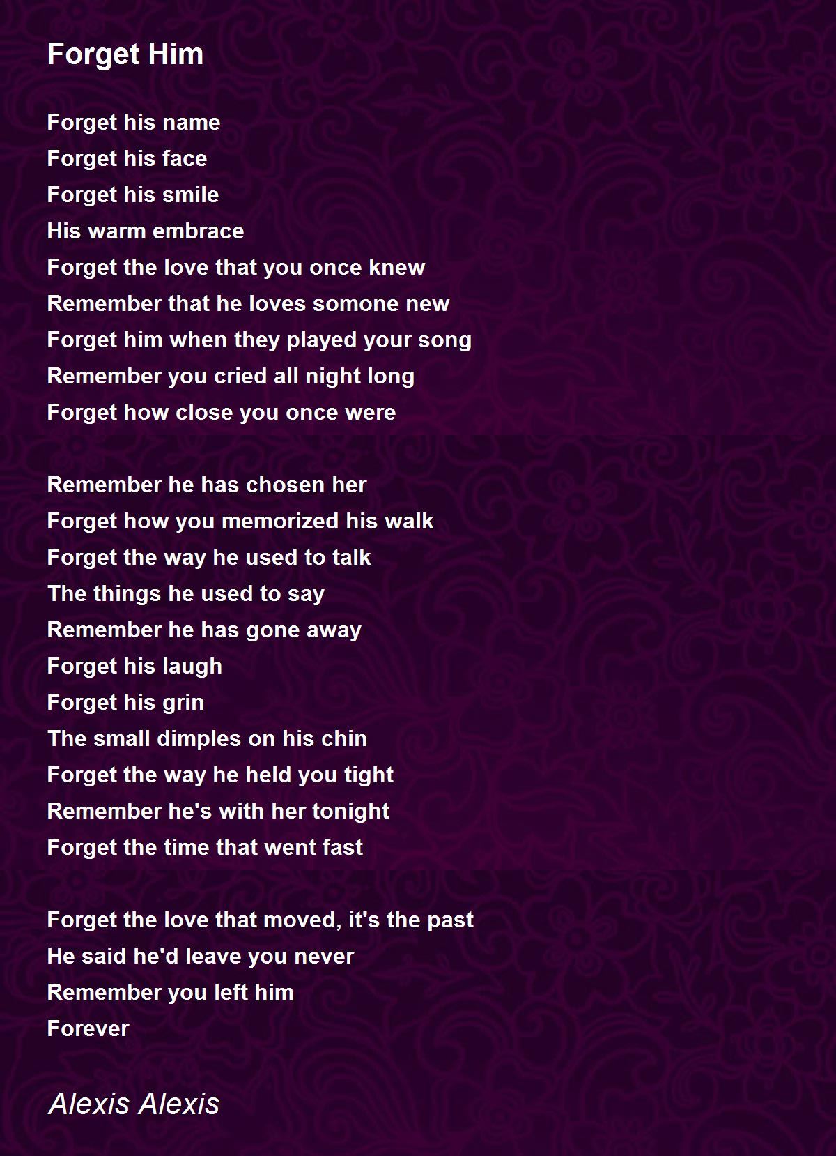 Forget About Him Quotes