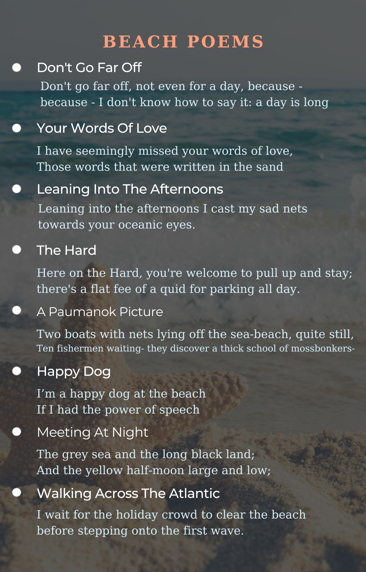 Poems About Beaches Nice Poem For Teaching About The Beach And Summer Poems About Beaches Nice Poem For Teaching About The Beach And Summer